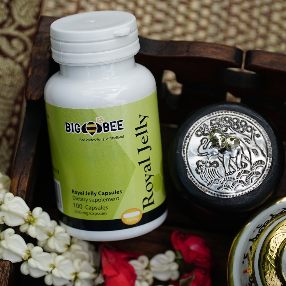 Royal jelly capsule 100cps | Thepprasit Honey Online Shopping - Honey ...